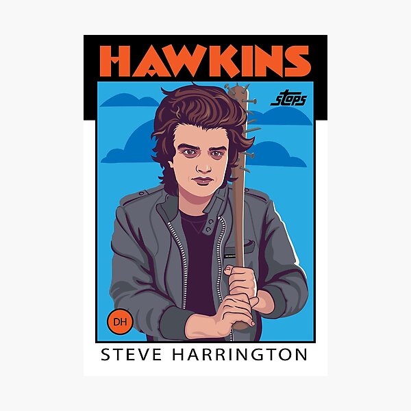 Lámina fotográfica «Steve Harrington - Hawkins Hot Hitters: Edición de ...