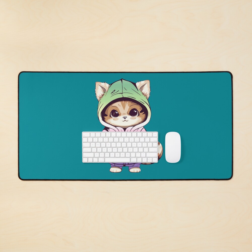 "Cute Genderfae Pride Flag Cat, Subtle Genderdoe Kawaii Cat Design, fae ...