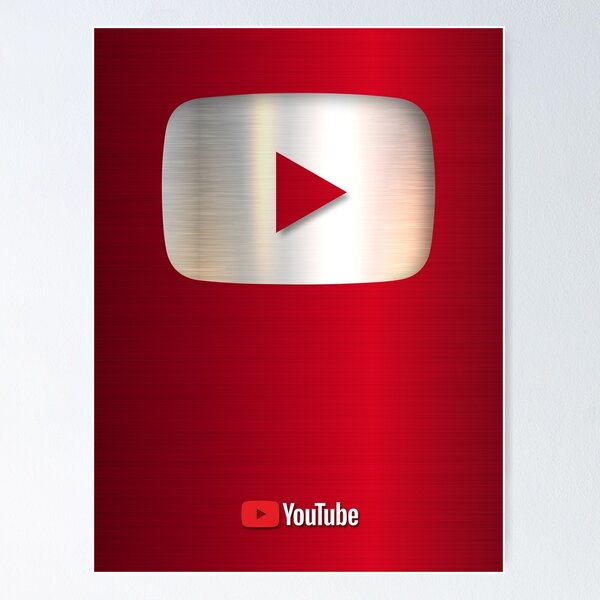 "Youtube play Button *Send me a Message* Award Plaque with the Creator ...