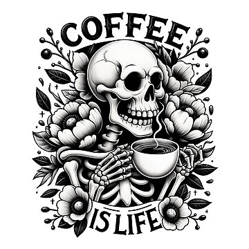"Coffee Is Life" Sticker for Sale by VisionCrafted | Redbubble