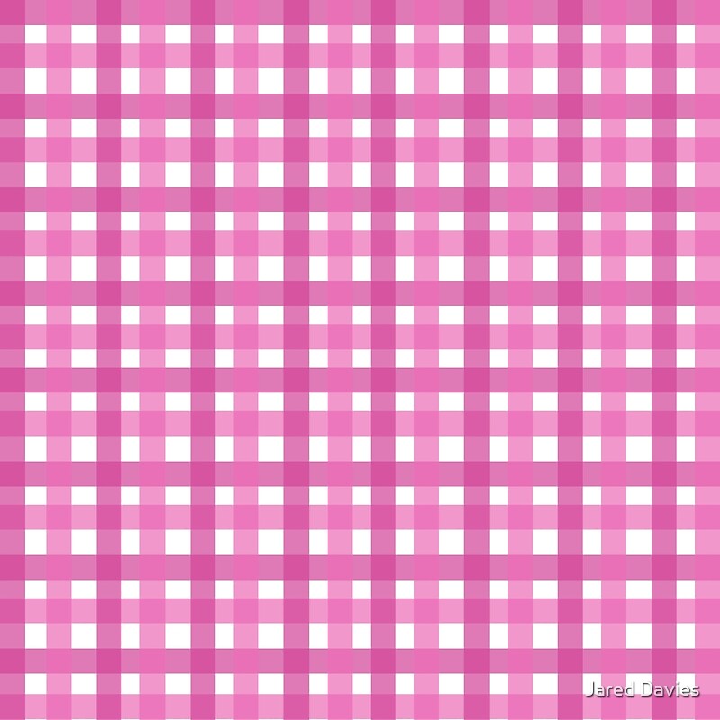"Pink Picnic Cloth Pattern" by Jared Davies | Redbubble