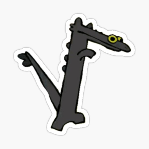 "Toothless Dancing Meme" Sticker for Sale by scalzone0523 | Redbubble