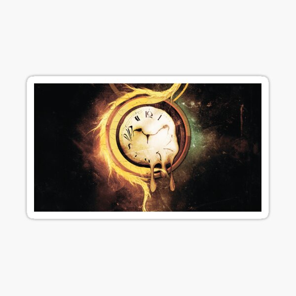 "Time Clock" Sticker for Sale by IngenuityDesign | Redbubble