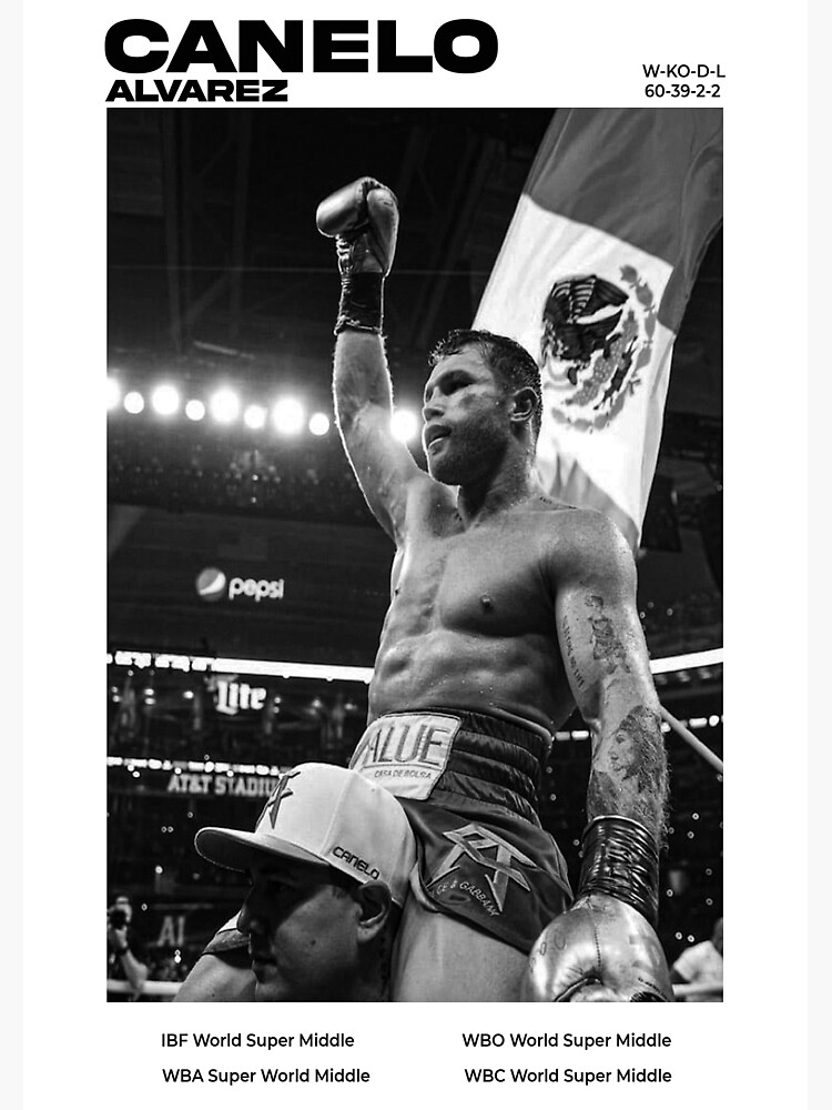 "Canelo Alvarez black & white poster" Poster for Sale by s8mePrints ...