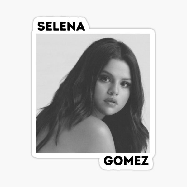 "SELENA GOMEZ" Sticker for Sale by catherinejofi | Redbubble