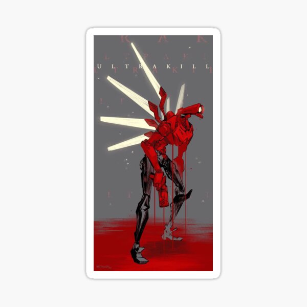 "ultrakill gameplay v1" Sticker for Sale by MarciaGfxt | Redbubble