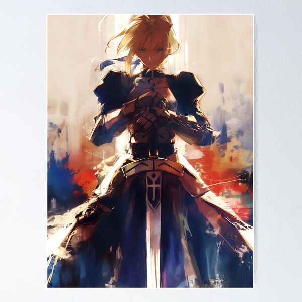 "Saber - Fate series 31" Poster by Infinite-Aspire | Redbubble