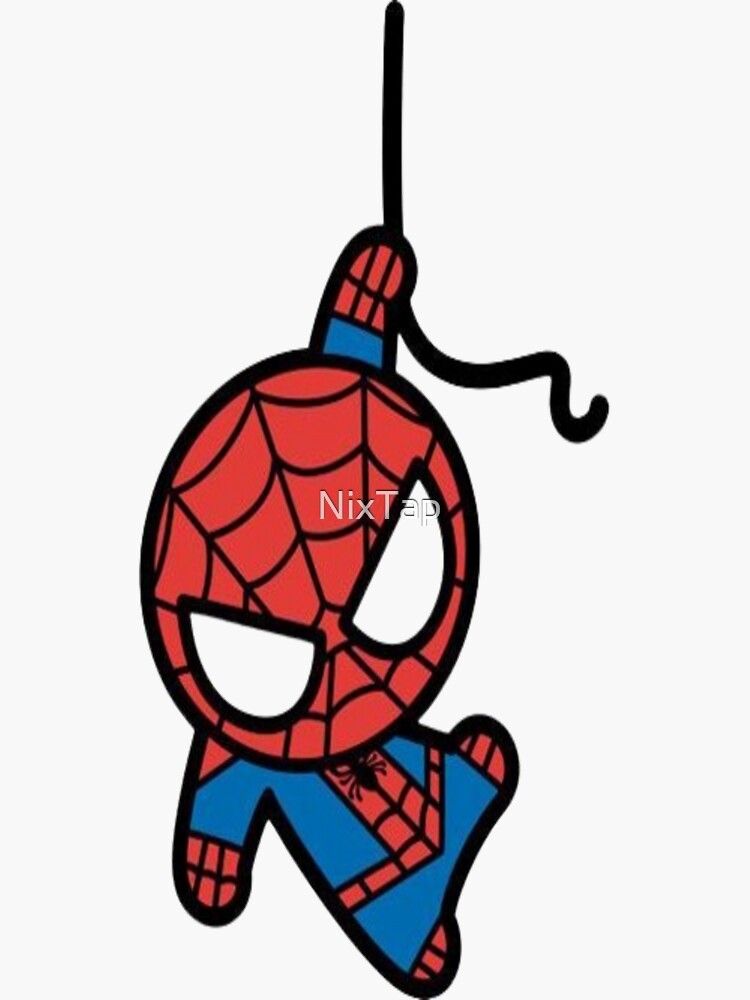"SPIDER MAN" Sticker for Sale by NixTap | Redbubble
