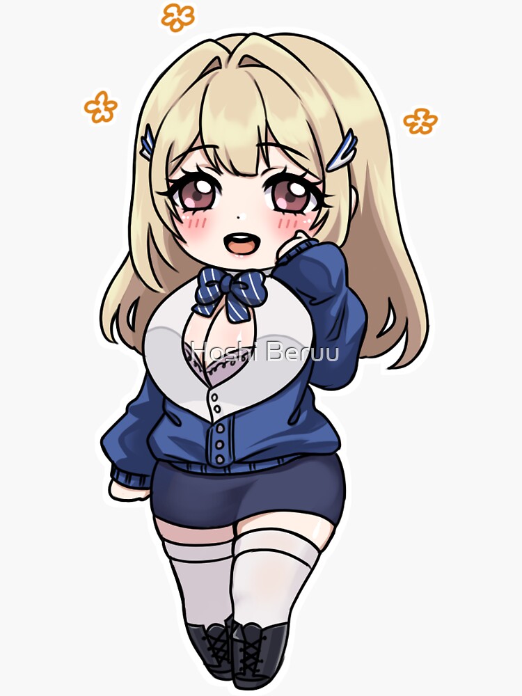 "Chibi Tia" Sticker for Sale by BlooBerryDrawzz | Redbubble