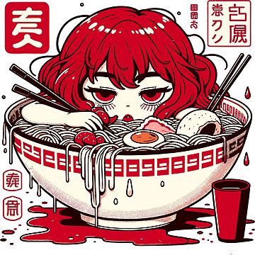 "spicy Anime Ramen Bowl: The Ultimate Fusion of Bold Flavors and Edgy ...