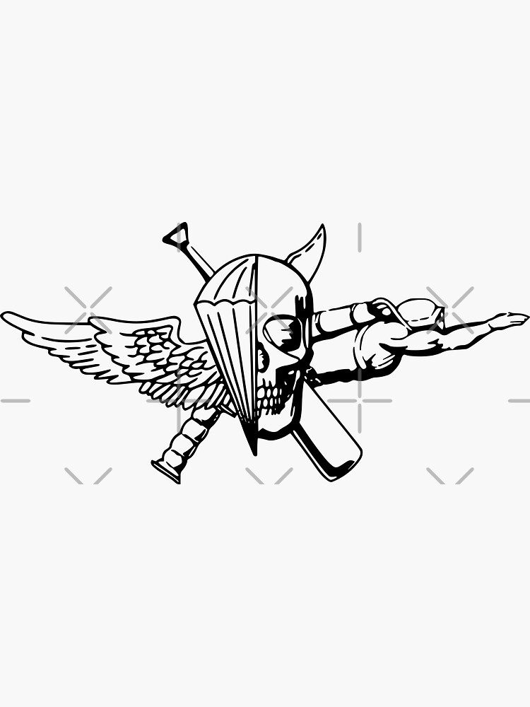 "USMC Recon Jack" Sticker for Sale by GabeAtkins | Redbubble