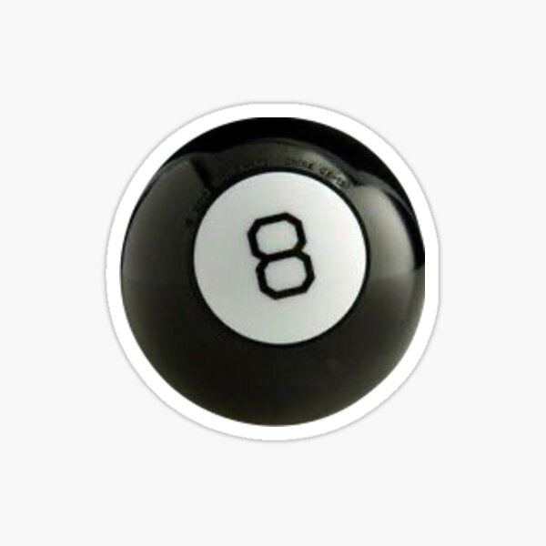 "Black 8 Ball " Sticker for Sale by ConstoStore | Redbubble