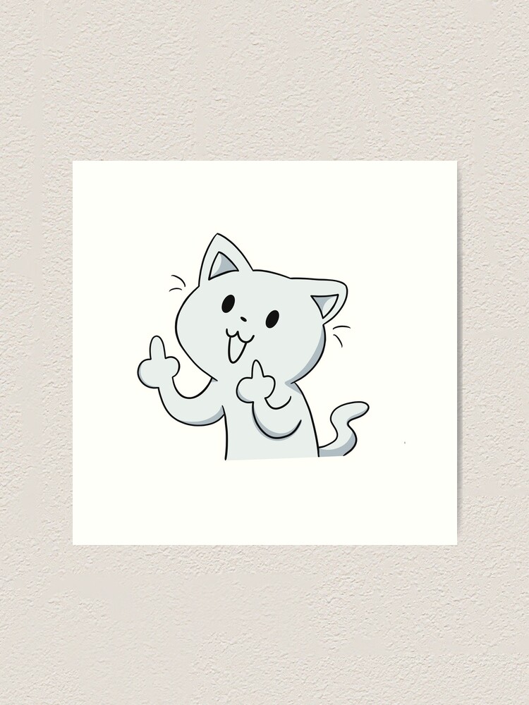 Ascii Art Cat Middle Finger