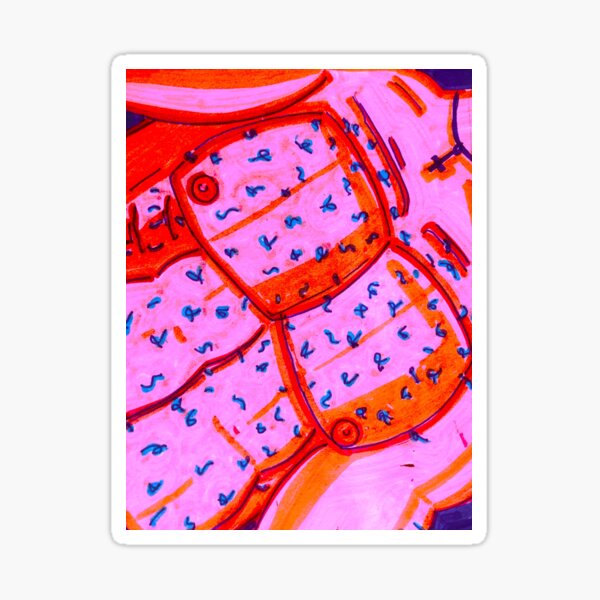 "Zesty Chesty" Sticker for Sale by Goorfy Fluke Jones | Redbubble