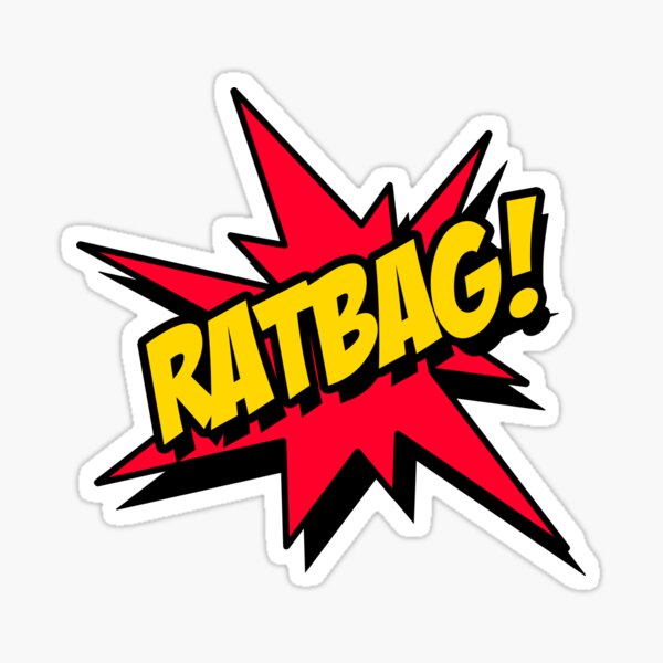 "Ratbag" Sticker for Sale by splendrous | Redbubble