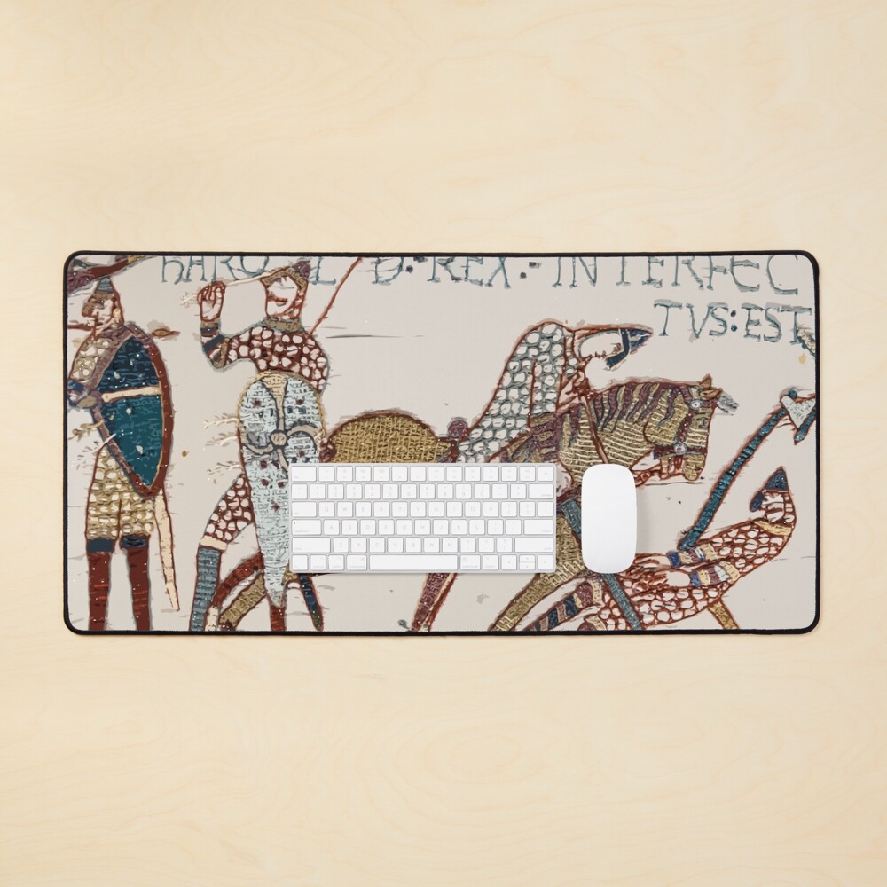 "Bayeux Tapestry Fragment Reproduction - The Death of King Harold ...