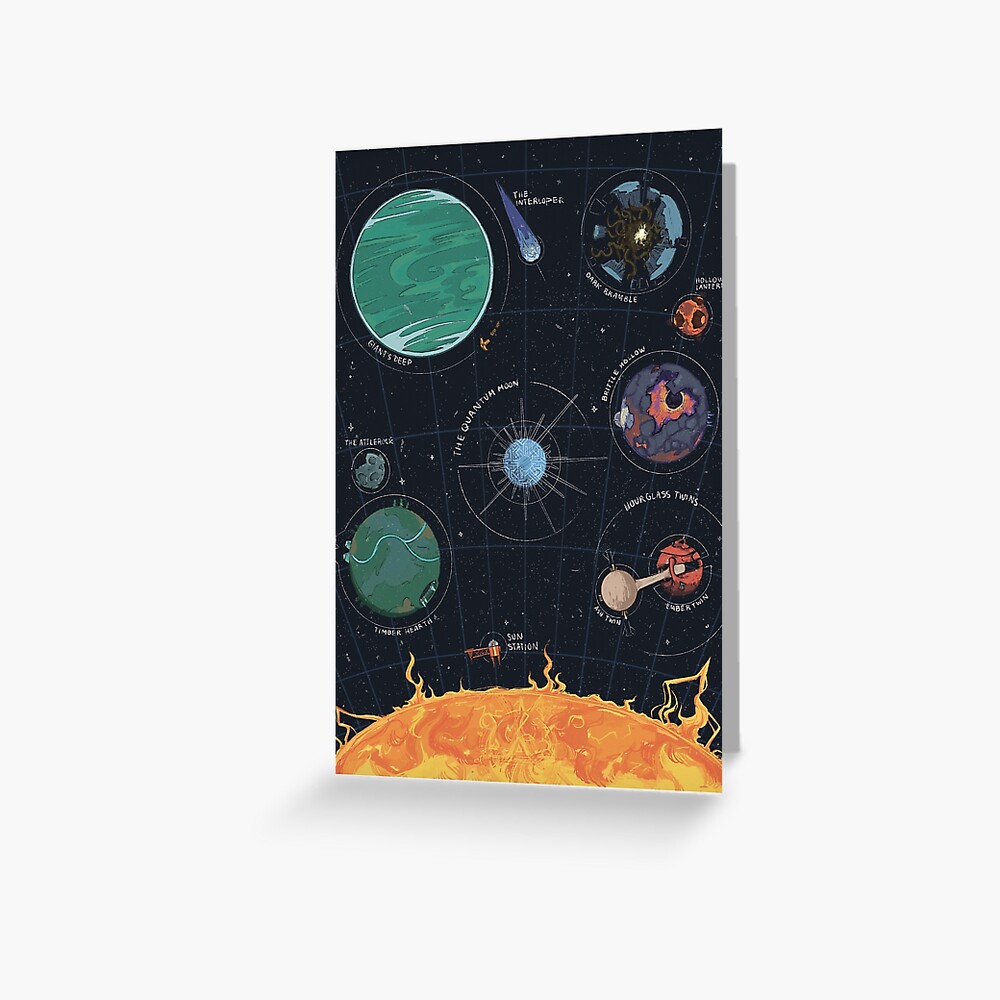 "Outer Wilds Solar System Print" Poster for Sale by SamiPrintWorks ...