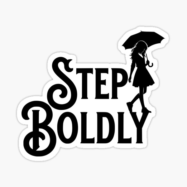 "Nevermoor Book Series - Step Boldly" Sticker for Sale by humnoo ...