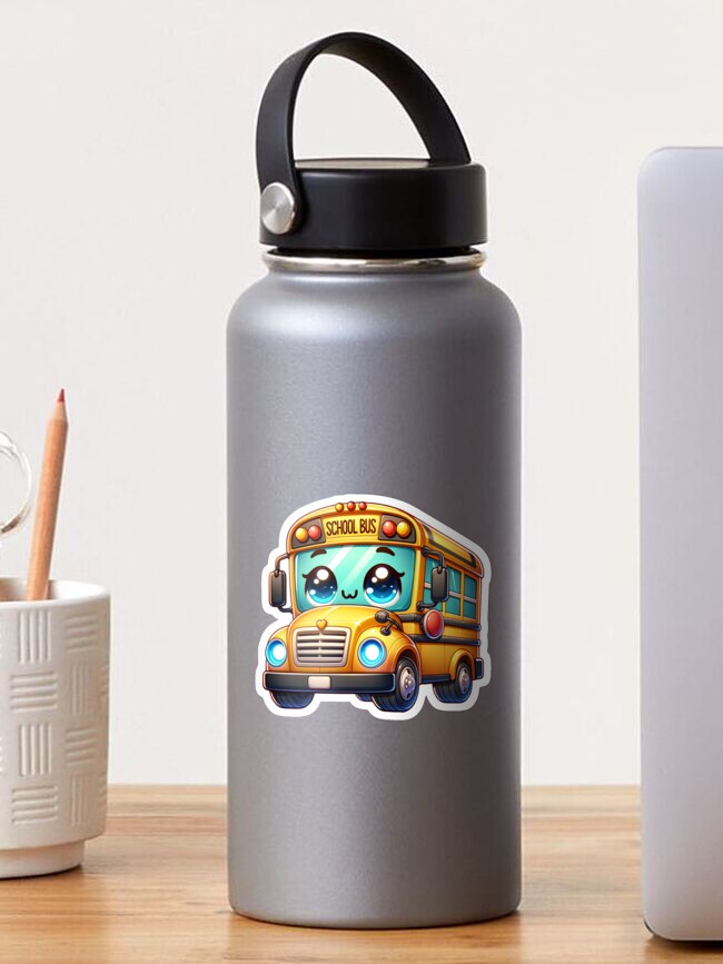 "Cute School Bus" Sticker for Sale by PassionforLove | Redbubble
