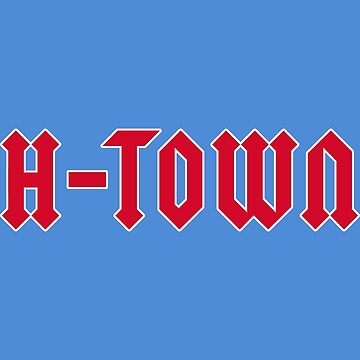 "Texans H-Town" Sticker for Sale by SpursOnShirts | Redbubble