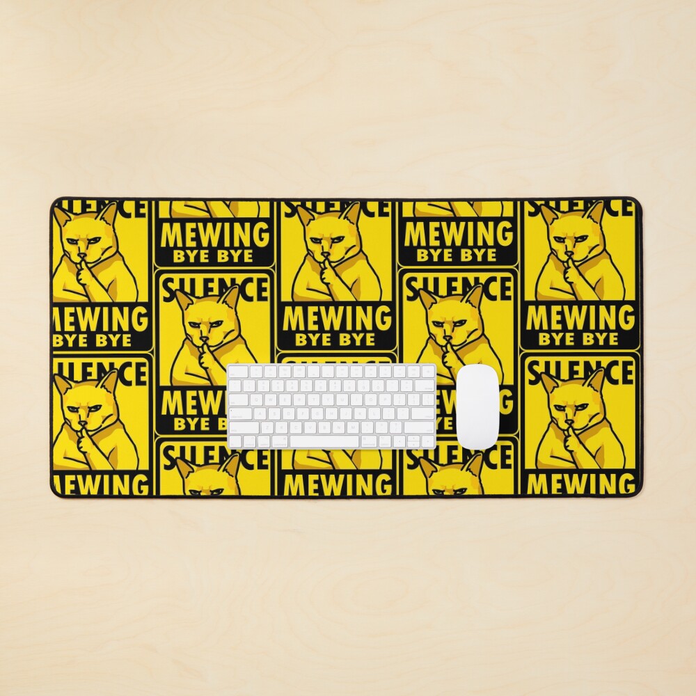 "MEWING CAT" Sticker by MemeMayo | Redbubble