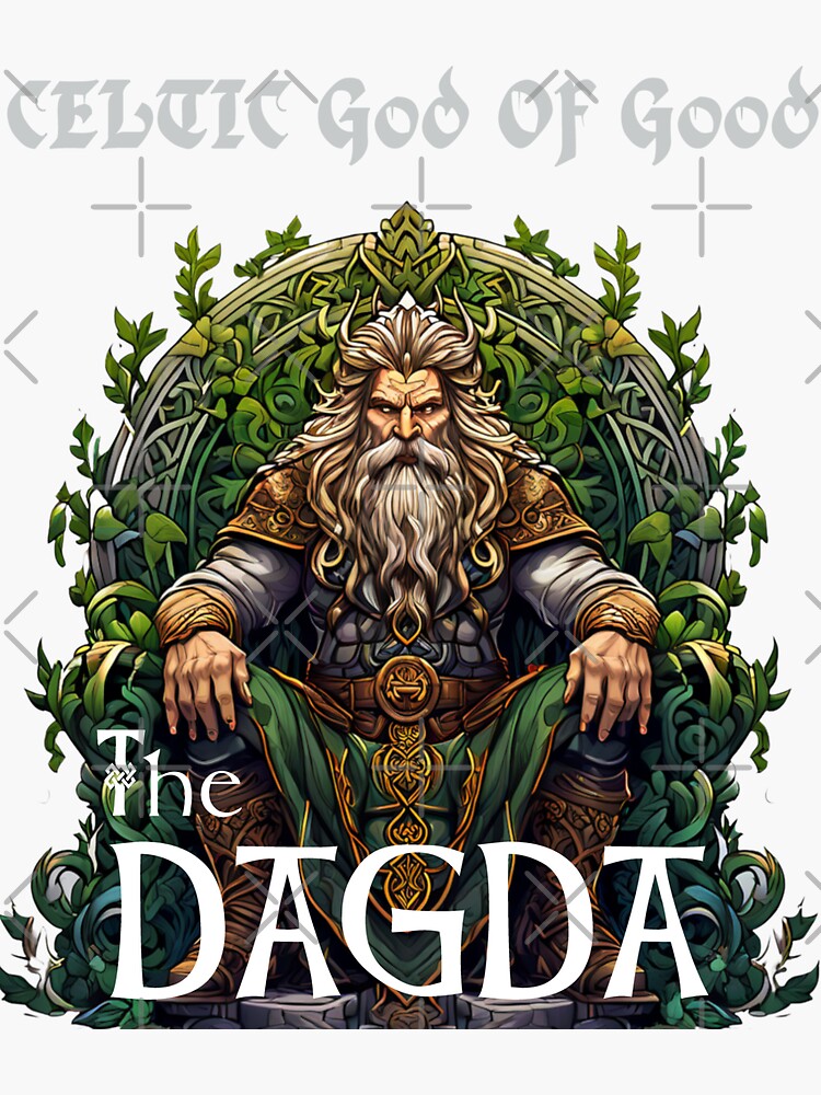 "The Dagda (Celtic God Of Good)" Sticker for Sale by Lemonsandall | Redbubble
