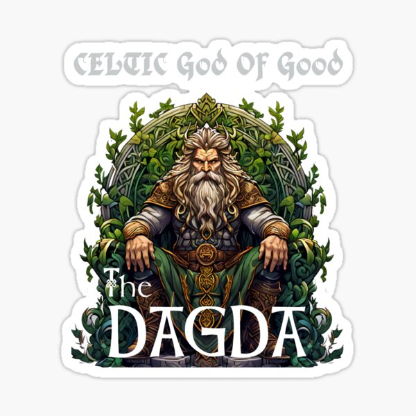 "The Dagda (Celtic God Of Good)" Sticker for Sale by Lemonsandall ...