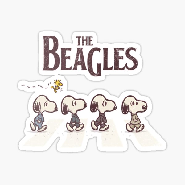 "The Beagles" Sticker for Sale by Aarooema | Redbubble