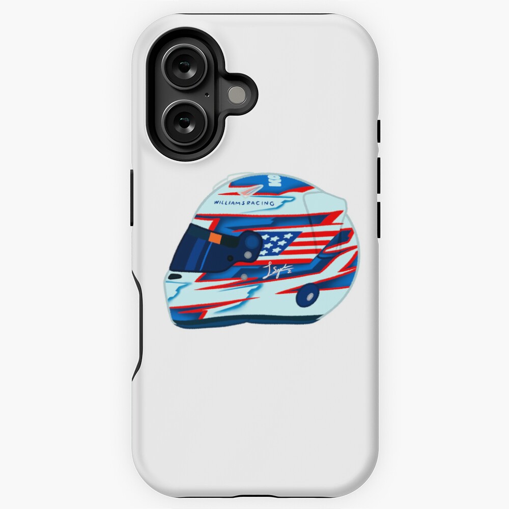 "Logan Sargeant 2024 Helmet " Sticker for Sale by OriDraws | Redbubble