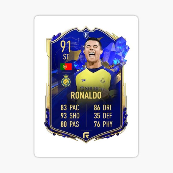 "Ronaldo card EA FC 24" Sticker for Sale by chdoula06 | Redbubble