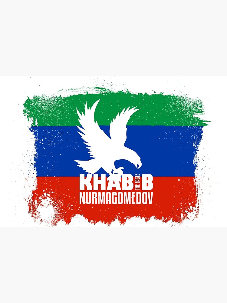 "Khabib Nurmagomedov Dagestan Flag" Art Print by bibinik | Redbubble
