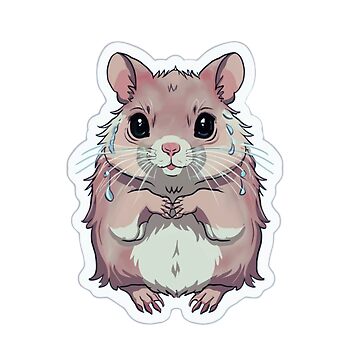 "sad hamster, Sad Hamster Meme" Sticker for Sale by pandk25 | Redbubble