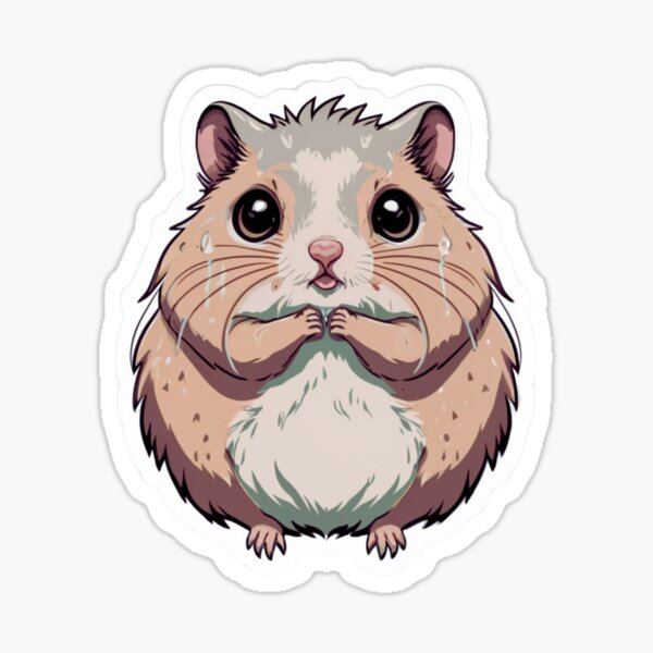 "sad hamster, Sad Hamster Meme" Sticker for Sale by pandk25 | Redbubble