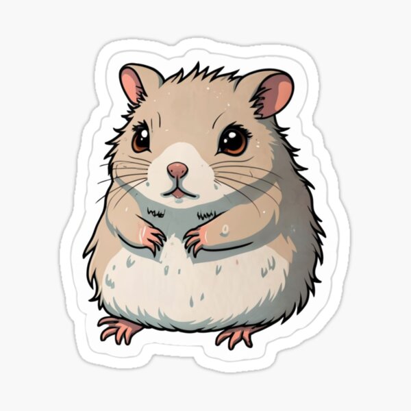 "sad hamster, Sad Hamster Meme" Sticker for Sale by pandk25 | Redbubble