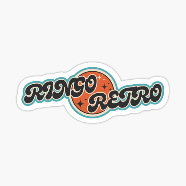 "Ringo Retro Wide Logo" Sticker for Sale by RingoRetro | Redbubble