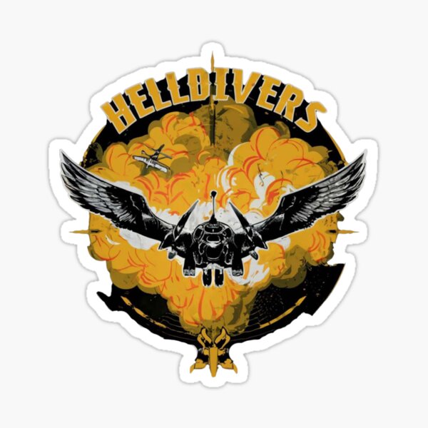 "Helldivers" Sticker for Sale by ascendiatee | Redbubble