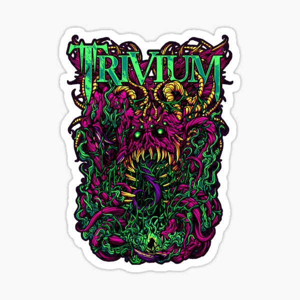 "Trivium Logo" Sticker for Sale by MicheleBre | Redbubble
