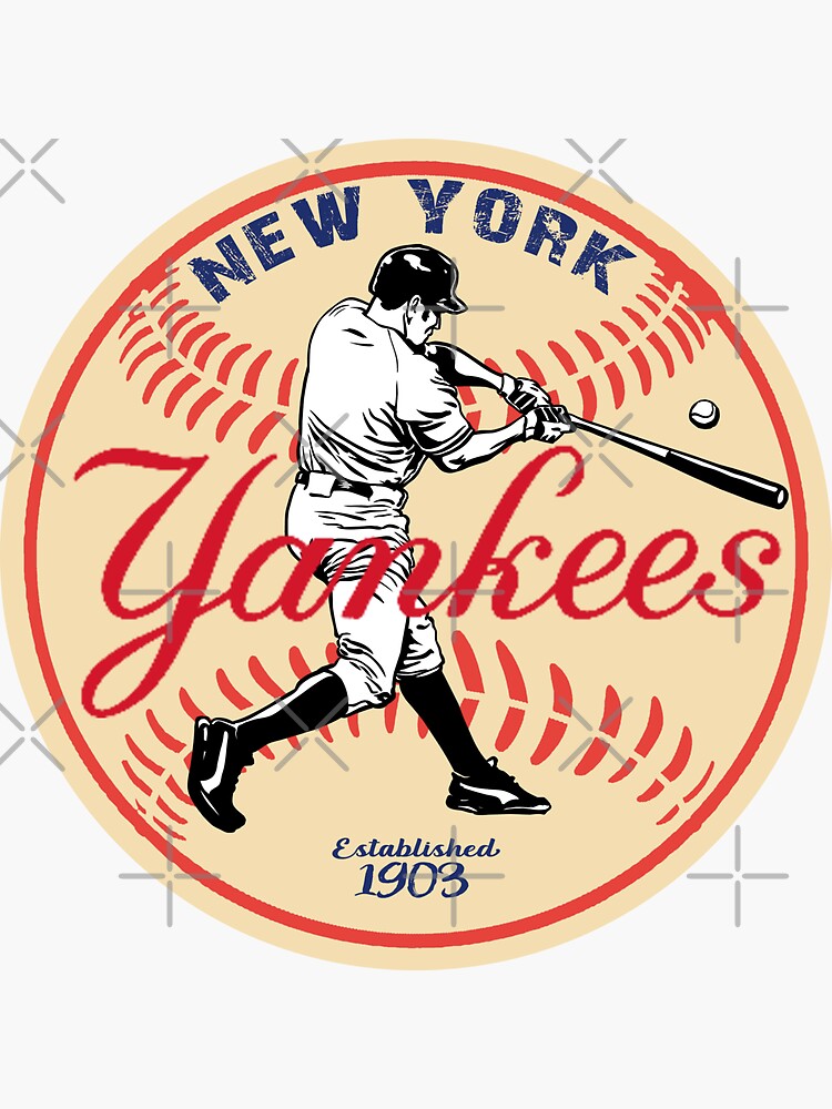 " new york yankees" Sticker for Sale by studiopekepeke | Redbubble