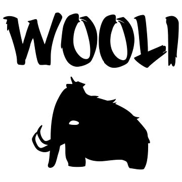 "Wooli Merch Wooli Logo" Sticker for Sale by chalaurate | Redbubble