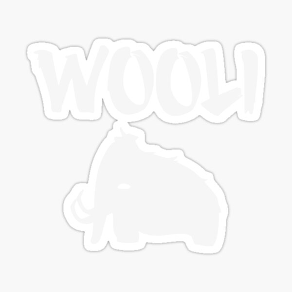 "Wooli Merch Wooli Logo" Sticker for Sale by chalaurate | Redbubble