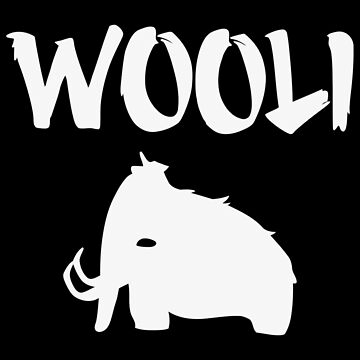 "Wooli Merch Wooli Logo" Sticker for Sale by chalaurate | Redbubble