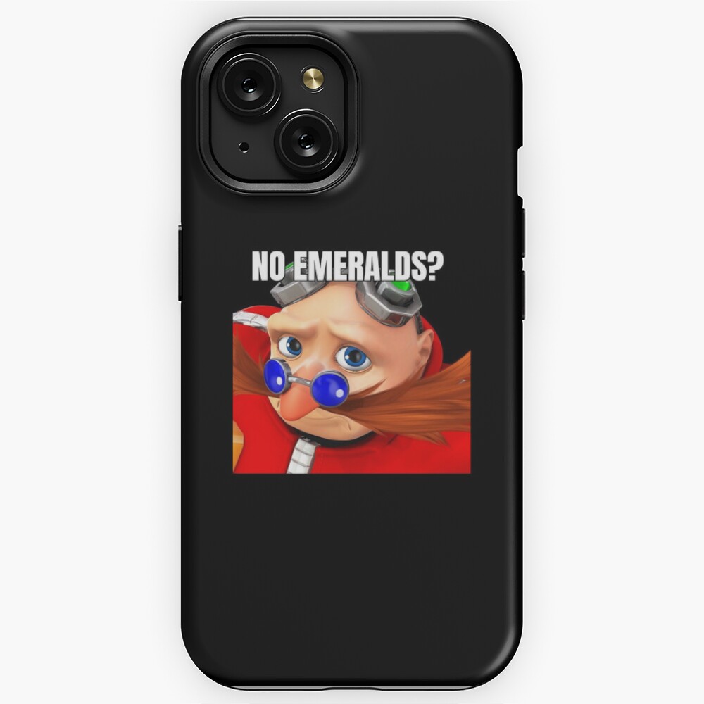 "No Emeralds Eggman Sonic the Hedgehog Meme" Sticker for Sale by ...