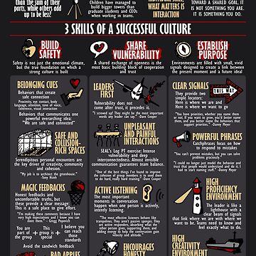 "Visual Summary The Culture Code (Daniel Coyle)" Poster for Sale by ...