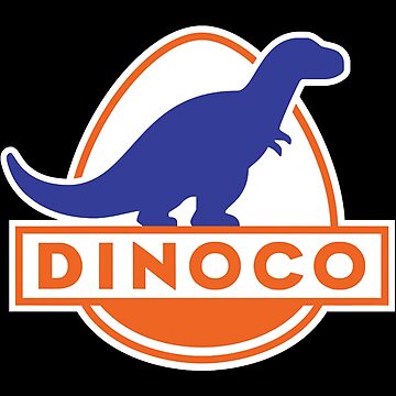 "Dinoco (cars)" Sticker for Sale by SibylPate | Redbubble