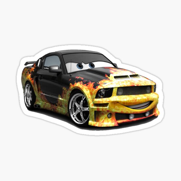 "Race Cars " Sticker for Sale by SibylPate | Redbubble