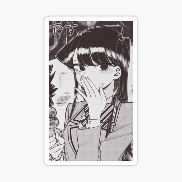 "komi-san" Sticker for Sale by DanaMechaela | Redbubble