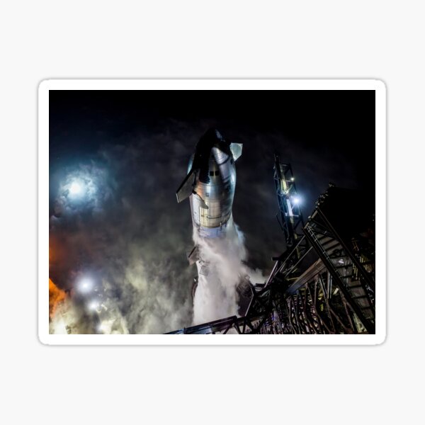 " SpaceX Starship 4k" Sticker for Sale by Star-Citizen | Redbubble