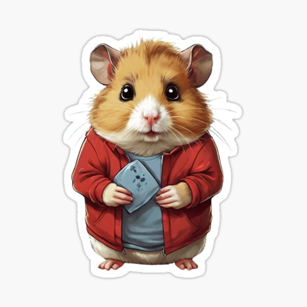 "Sad Hamster Hamsters - Hamster Meme" Sticker for Sale by Allentee ...