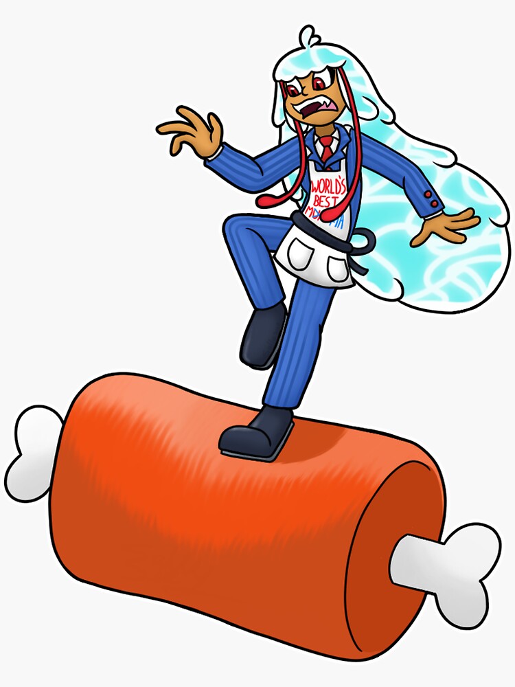 "Sally Cosplay: Mafia Goon" Sticker for Sale by sahlee-seww | Redbubble