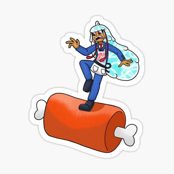 "Sally Cosplay: Mafia Goon" Sticker for Sale by sahlee-seww | Redbubble